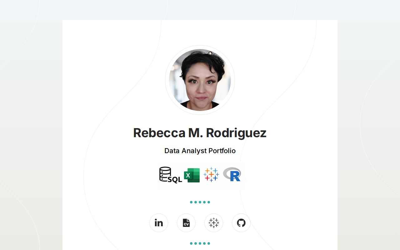 Rebecca M. Rodriguez Portfolio